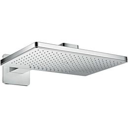 Hansgrohe Axor ShowerSolutions Kopfbrause 2jet 35275000 chrom, 46x30cm, mit Brausearm und softsquare Rosette
