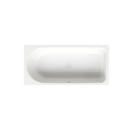 Bette BetteOcean Low-Line Badewanne 8837-440PLUS Glasur, snow, 170x80x38cm, Fu&szlig;ende rechts, &Uuml;berlauf vorne
