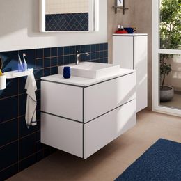 Hansgrohe Xilesa E Waschtischunterschrank 54301700 2 Schubk&auml;sten ohne PushOpen, 980 x 550 mm, mattwei&szlig;