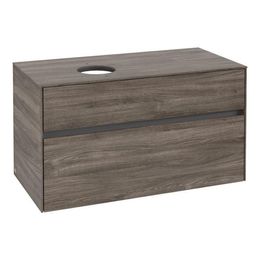Villeroy & Boch Villeroy und Boch Collaro Waschtischunterschrank C03900RK 100x54,8x50cm, Waschtisch links, Stone Oak