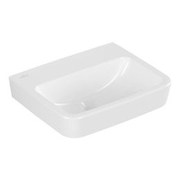 Villeroy & Boch Villeroy und Boch O.novo Einbau-/Aufsatz Handwaschbecken 43444FT2 45x37cm, eckig, ohne Hahnloch, ohne &Uuml;berlauf, wei&szlig; AntiBac C-plus