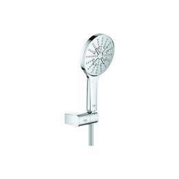 Grohe Rainshower SmartActive 130 Handbrause mit Halterung 26580000 chrom, 3 Strahlarten, mit Durchflussbegrenzer 9,5 l/min