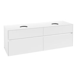 Villeroy & Boch Villeroy und Boch Collaro Waschtischunterschrank C05200MS 160 x 54,8 x 50 cm, für 2 Waschtische, White Matt