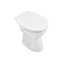 Villeroy & Boch Villeroy und Boch O.novo Stand-Flachsp&uuml;l-WC 7619R001 36 x 46 cm, sp&uuml;lrandlos, Abgang waagerecht, wei&szlig;