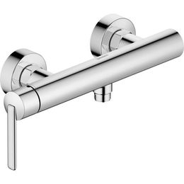 Duravit Balcoon Brausearmatur BA4230000010 Aufputz, mit R&uuml;ckflussverhinderer, Wandmontage, chrom Hochglanz