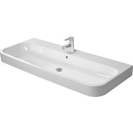 Duravit Happy D.2 Möbel Waschtisch 2318120024 1200 mm, 2 Hahnlöcher, mit Überlauf, weiss