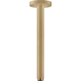 Hansgrohe S Deckenanschluss 27389140 300mm, brushed bronze, DN 15, runde Rosette