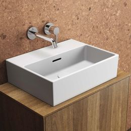 Ideal Standard Extra Hand-Waschtisch T3916MA 45x35x15cm, mit &Uuml;berlauf, ohne Hahnloch, wei&szlig; Ideal Plus
