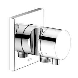 KEUCO Ixmo Fertigmontageset 59548011202 Unterputz-3-Wege-Umstellventil, Brausehalter, Griff Comfort, eckig, verchromt