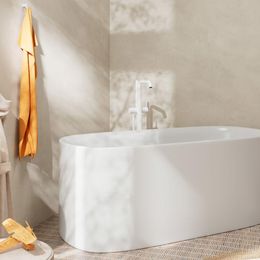 Hansgrohe Tecturis S Wannenarmatur 73440700 bodenstehend, mattwei&szlig;