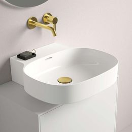 Ideal Standard Linda-X Waschtisch T475401 ohne Hahnloch, mit Überlauf, 500 x 480 x 135 mm, weiß