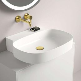 Ideal Standard Linda-X Waschtisch T4395MA ohne Hahnloch, ohne &Uuml;berlauf, 600 x 500 x 135 mm, wei&szlig; Ideal Plus