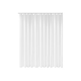 KEUCO Duschvorhang Plan uni 14943000120 200 x 180 cm, 11 &Ouml;sen, weiss