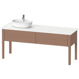 Duravit Luv Waschtisch-Unterschrank LU9563L5454 173,3x57x74,3cm, 2 Ausz&uuml;ge, stehend, links, Mandel Seidenmatt