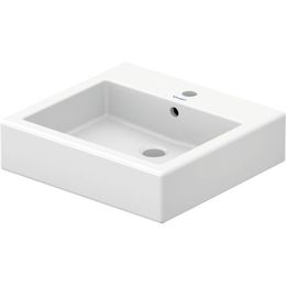 Duravit Aufsatzbecken Vero 50 x 47 cm, weiss mit WonderGliss, geschliffen
