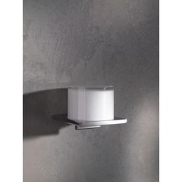 KEUCO Edition 400 Seifenspender 11552019000 verchromt, 150 ml, komplett mit Glas und Halter