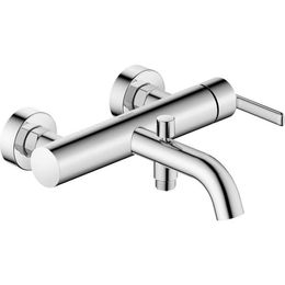 Duravit Balcoon Wannenarmatur BA5230000010 Aufputz, mit R&uuml;ckflussverhinderer, Wandmontage, chrom Hochglanz