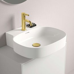 Ideal Standard Linda-X Waschtisch T4753MA 1 Hahnloch, mit &Uuml;berlauf, 500 x 480 x 135 mm, wei&szlig; Ideal Plus