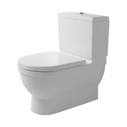 Duravit Starck 3 Stand Tiefspül WC 2104090000 weiss, für Vario Anschluss, Big Toilet