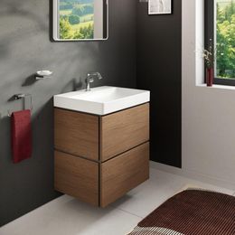 Hansgrohe Xilesa E Waschtischunterschrank 54293550 580x470 mm, mit 2 Schubk&auml;sten PushOpen, Eiche Kaschmir