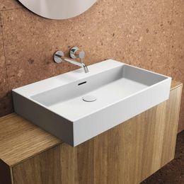 Ideal Standard Extra Waschtisch T3893MA ohne Hahnloch, mit &Uuml;berlauf, 700 x 450 x 150 mm, wei&szlig; Ideal Plus