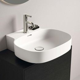 Ideal Standard Linda-X Waschtisch T4753V1 1 Hahnloch, mit &Uuml;berlauf, 500 x 480 x 135 mm, seidenwei&szlig;