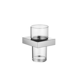 Dornbracht Glashalter MEM 8340078000 Wandmodell, chrom, mit Kristallglas