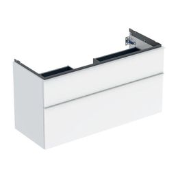 Geberit iCon Waschtisch-Unterschrank 502306011 118,4x61,5x47,6cm, 2 Schubladen, weiß/lackiert hochglänzend