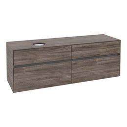 Villeroy & Boch Villeroy und Boch Collaro Waschtischunterschrank C05000RK 160x54,8x50cm, Waschtisch links, Stone Oak