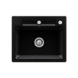 Villeroy & Boch Villeroy und Boch Siluet Fl&auml;chenb&uuml;ndige Sp&uuml;le 33462FJ0 mit Ablaufgarnitur und Exzenterbet&auml;tigung, Chromit