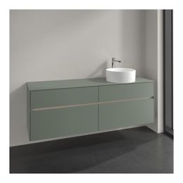 Villeroy & Boch Villeroy und Boch Collaro Waschtischunterschrank C05100AF 160x54,8x50cm, Waschtisch rechts, soft green