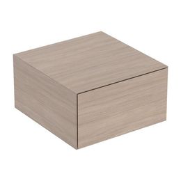 Geberit One Seitenschrank 505078005 45x24,5x47cm, 1 Schubladen, Eiche/Melamin Holzstruktur