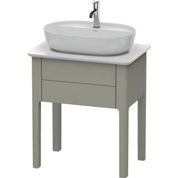 Duravit Luv Waschtischunterschrank LU956009292 68,8x45x74,3cm, Steingrau Seidenmatt, 1 Auszug, stehend