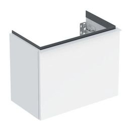 Geberit iCon Handwaschbecken-Unterschrank 502302011 52x41,5x30,7cm, 1 Schublade, wei&szlig; hochgl&auml;nzend, Griff wei&szlig; matt