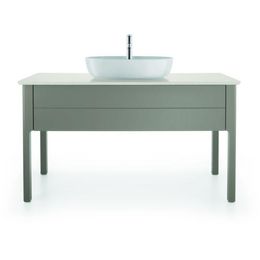Duravit Luv Waschtischunterschrank LU956109292 138,8x57x74,3cm, Steingrau Seidenmatt, 1 Auszug, stehend