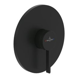 Villeroy & Boch Villeroy und Boch Dawn Fertigmontageset TVS106352110K5 Unterputz-Einhebel-Duscharmatur, Wandmontage, matt black