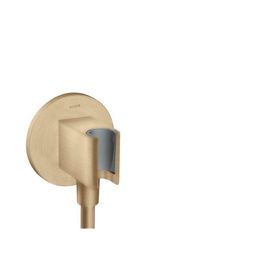 Hansgrohe Axor Portereinheit 36733140 rund, mit R&uuml;ckflussverhinderer, integrierte Haltefunktion, brushed bronze