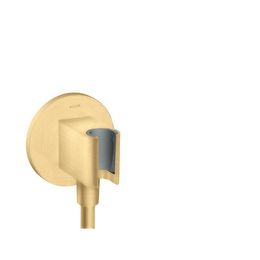 Hansgrohe Axor Portereinheit 36733250 rund, mit R&uuml;ckflussverhinderer, integrierte Haltefunktion, brushed gold optic