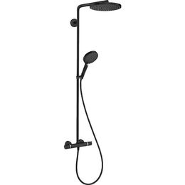 Hansgrohe Raindance Select S 240 1jet PowderRain mit Thermostat, 27633670, Mattschwarz