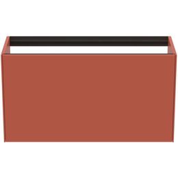Ideal Standard Conca Waschtisch-Unterschrank T3997Y3 ohne Waschtisch-Platte, 1 Auszug, 100 x 37 x 54 cm, Sunset matt lackiert
