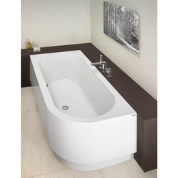 Hoesch Happy D. Eck Badewanne 6484.010 180x80cm, weiss, Einbauversion, Ausf&uuml;hrung links
