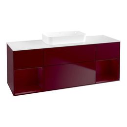 Villeroy & Boch Villeroy und Boch Finion Waschtischunterschrank F741HBHB 160x60,3x50,1cm, Regale Peony matt lacquer, Peony Matt