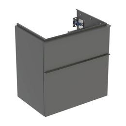 Geberit iCon Waschtisch-Unterschrank 502307JK1 59,2x61,5x41,6cm, 2 Schubladen, Korpus/Front/Griff lava matt