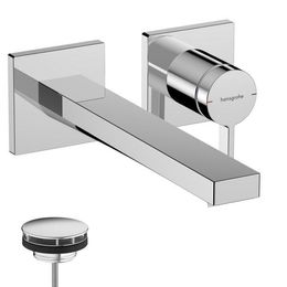Hansgrohe Tecturis E Waschtischarmatur 73051000 Ausladung 225mm, UP, f&uuml;r Wandmontage, chrom