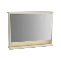 Vitra Valarte LED-Spiegelschrank 62236 98x17x76cm, 3 Spiegelt&uuml;ren, Korpus elfenbein matt