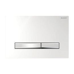 Geberit Sigma 50 Square Bet&auml;tigungsplatte 115788212 hochglanz verchromt, f&uuml;r 2-Mengen-Sp&uuml;lung