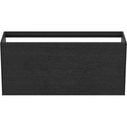 Ideal Standard Conca Waschtisch-Unterschrank T3939Y4 ohne Waschtisch-Platte, 1 Auszug, 120 x 37 x 54 cm, Eiche geflammt Furnier