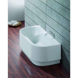 Hoesch Spectra Badewanne 3664.010 weiss, 170x80cm, Vorwand mit angeformter Sch&uuml;rze