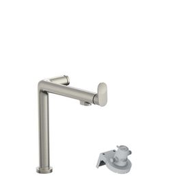 Hansgrohe Aqittura M91 K&uuml;chenarmatur 76804800 1jet, Edelstahl Finish