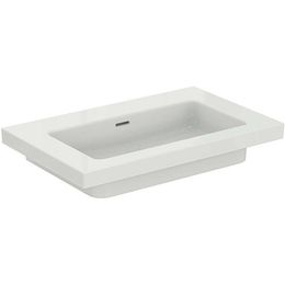 Ideal Standard Extra Waschtisch T4365MA ohne Hahnloch, mit &Uuml;berlauf, 810 x 510 x 150 mm, wei&szlig; Ideal Plus